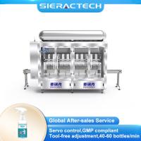 China Corrosion Resistant Bottle Filling Machine 50ml - 1000ml Disinfectant Filling Machine for sale