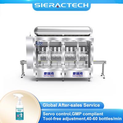 China Corrosion Resistant Bottle Filling Machine 50ml - 1000ml Disinfectant Filling Machine for sale