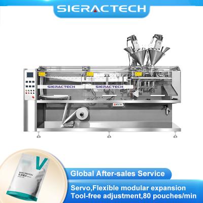 China Automatic Chemical Filling Machine Protein Powder Sachet Filling Machine With Auger Dosing for sale