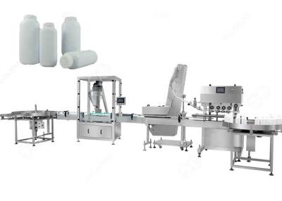 China Packing Accuracy <±1% Screw Type Talcum Powder Bottle Filling Machine for sale