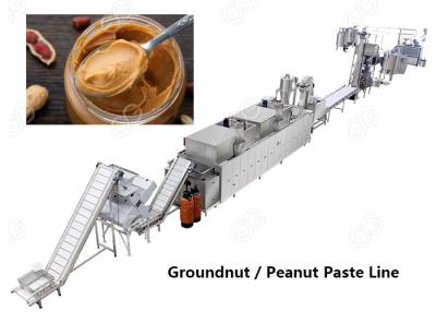 China 500 kg/h Complete Peanut Paste Production Line Groundnut Butter Making Machine for sale