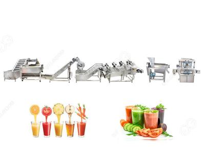 China Automatic Complete Fruit Pulp Processing Equipment Fruit Juice Manufacturing Equipment For Commerical CE Standard for sale