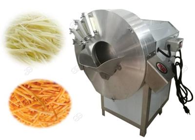 China Spiral Carrot Strips Machine , Automatic Ginger Shredder Machine 1-8mm for sale