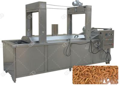 China Gas / Electric Heating Snacks Frying Machine / Industrial Deep Fryer Stainless Steel Material for sale
