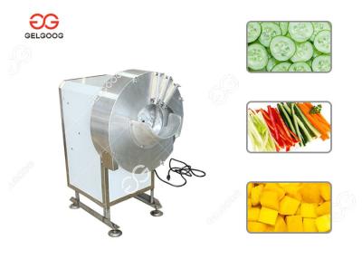 China 304  Stainless Steel Fruit And Vegetable Cutting Machine With Cuber Slicer Shredder Shape for sale