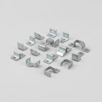 China Zinc Plated Carbon Steel Metal Stamping Clips Spring Retainers with 0.5mm-2mm Thickness for sale