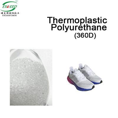 China Shoe Thermoplastic Polyurethane Polyester Based TPU Hardness 60 ShoreD 360D for sale