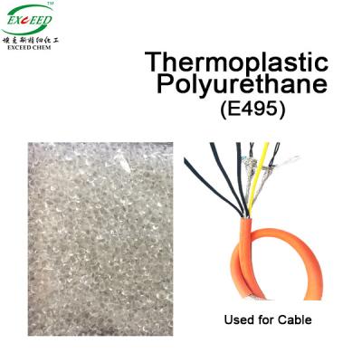 China Solid Thermoplastic Polyurethane Polyester Based TPU Hardness 95 ShoreA E495 for sale