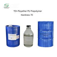 China TDI Terminated Polyether Polyurethane Preploymer Hardness 70 Colorless Liquid for sale