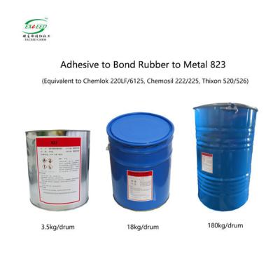 China Adhesive to Bond Rubber to Metal 823 Equivalent to Chemlok 220LF/6125, Chemosil 222/225, Thixon 520/526 for sale