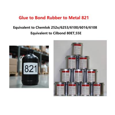 China Glue To Bond Rubber To Metal 821 Equivalent To Chemlok 252x Cilbond 80ET 55E for sale