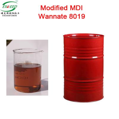 China Modified MDI Wannate 8019 Isocyanate In PU Cold Cured High Resilience Foam for sale