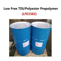 China Low Vapor Pressure Clear Low Free TDI / Polyester Prepolymer LFE3382 For Durable Coatings for sale