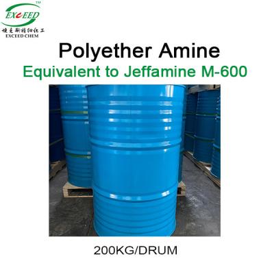 China Colorless To Pale Yellow Liquid Industrial Jeffamine M-600 Amine Terminated Polyether Polyetheramine for sale
