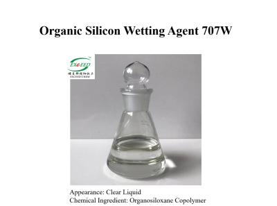 China Low Surface Tension Organic Silicon Wetting Agent 707W for Automotive Paint Coatings Glass Substrates for sale