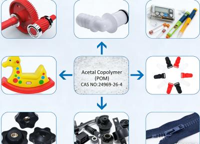 China High Rigidity High Strength POM Plastic Material with Low Viscosity High Flow Pom Granules for sale