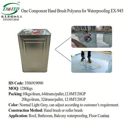 China Single-component Hand Brush or Roll Brush Polyurea Coating for Roof Waterproofing or Flooring for sale