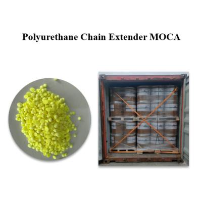 China Bright Yellow Color Polyurethane Chain Extender MOCA with High-Temperature Resistance and Color Stability for sale