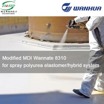 China Modified MDI Wannate 8310 For Spray Polyurea Coating for sale
