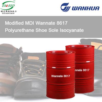 China Modified MDI WANNATE 8617 Polyurethane Shoe Sole Isocyanate for sale