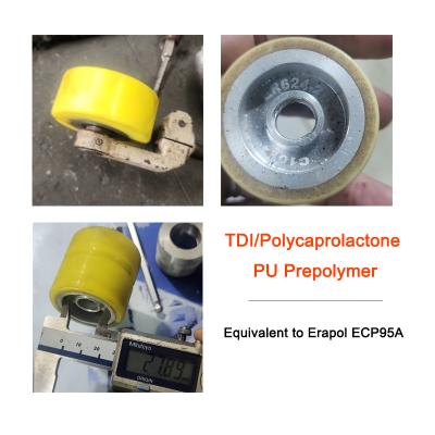 China EX-2995 Polyurethane Prepolymer Based on TDI/Polycaprolactone Polyols Equivalent to ECP95A for sale