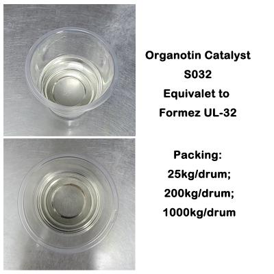 China TCAT-S032 Anti-Hydrolysis Organotin Catalyst Transparent Liquid Equivalent To Fomrez UL-32 Alternative for sale