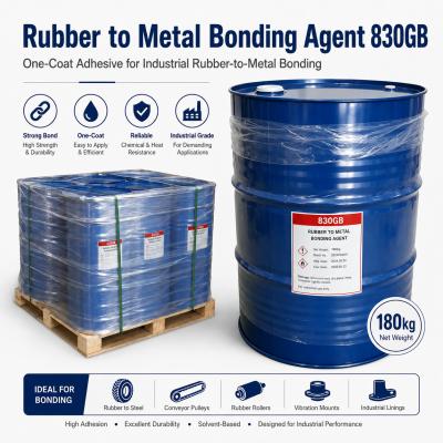China Rubber-to-Metal Bonding Agent 830GB Single Coat Versatile Adhesive for Multi-Substrate Elastomer Vulcanization for sale