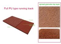 China Running Track PU Binder Water Pemerable for sale