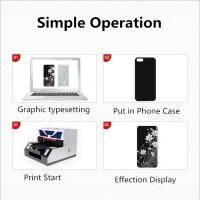 China Customized A3-19 Automatic Flatbed LED UV Inkjet Printer for Smart Phone Case ID Card for sale