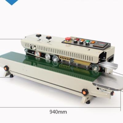 China Aluminum Foil/Plastic Bags Continuous Band Sealer with Single Layer Thickness≤0.08mm for sale