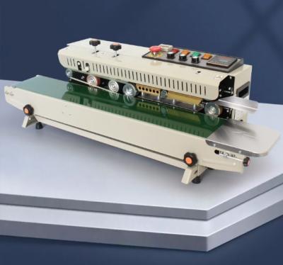 China Continuous Band Plastic Bag Sealer for Pouch Sealing on Desktop at 220V/110V Voltage for sale