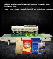 China Film Packaging Band Sealer with Horizontal Solid Ink Coding Sealing Speed 0-12m/min for sale