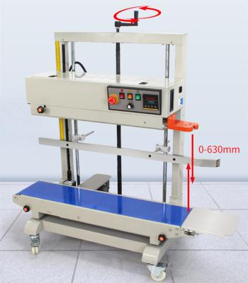 China FR-1100V Automatic Vertical Continuous Band Plastic Bag Sealing Machine for Packaging for sale