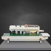China Food Shop Automatic Continuous Band Sealer Machine for Plastic Film Bags Heat Sealing for sale