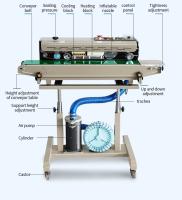 China DBF-1000A Vertical Automatic Continuous Inflating Film Sealer for Food Beverage Shops for sale