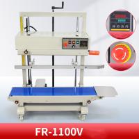 China 1243*580*1228mm FR-1100V Vertical Continuous Band Sealing Machine for Food Plastic Bag for sale