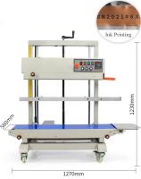 China 1243*580*1228mm FR-1100V Vertical Continuous Band Sealing Machine for Food Plastic Bag for sale