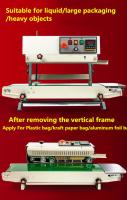 China Snacks Sealing Width 6-12mm Vertical Food Bag Sealer Plastic Bag Band Sealing Machine for sale