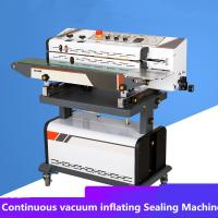 China 85kg LF1080 Commercial Continuous Band Sealing Machine With Vacuum Sealer 220V/50HZ for sale