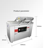 China Electric Cartons Provided Double Chamber Vacuum Packing Machine with 1000W 750W Power for sale