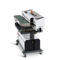 China LF1080 Continuous Air Suction Gas Flushing Band Sealer Vacuum Inflating Bag Sealing Machine for sale