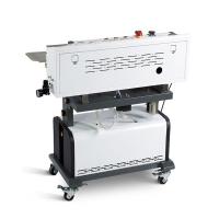 China LF1080 Continuous Air Suction Gas Flushing Band Sealer Vacuum Inflating Bag Sealing Machine for sale