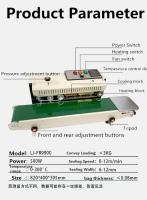 China Upgrade Stainless Steel Temperature Control Automatic Continuous Band Sealer Machine for sale