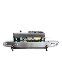 China Automatic Grade Automatic Stainless Steel Continuous Band Sealer for Plastic Food Bag for sale