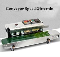 China Automatic Grade Automatic Stainless Steel Continuous Band Sealer for Plastic Food Bag for sale