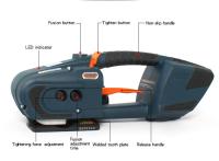 China Electric Battery Powered Plastic Strapping Tool with 3.0A Capacity 340*130*120mm for sale