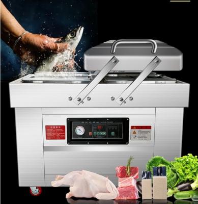 China Double Chambers Vacuum Packing Machine for Soybean/Meat/Fish/Pork/Bee/Rice 140 KG Capacity for sale