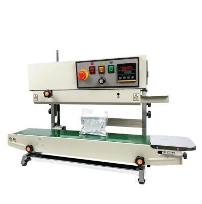 China 2023 Automatic Continuous Band Sealer Machine with Date Printing and 220V/50HZ Voltage for sale