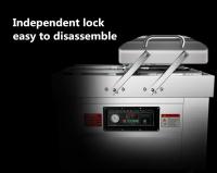 China Double Chambers Vacuum Packing Machine for Soybean/Meat/Fish/Pork/Bee/Rice 140 KG Capacity for sale