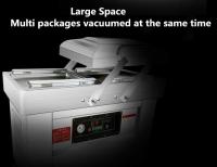 China Double Chambers Vacuum Packing Machine for Soybean/Meat/Fish/Pork/Bee/Rice 140 KG Capacity for sale